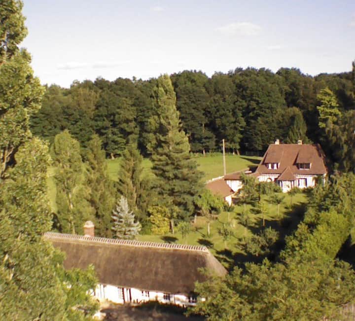Grande Propriété Avec Tennis Et Bois La Pomoneraie - Bernay