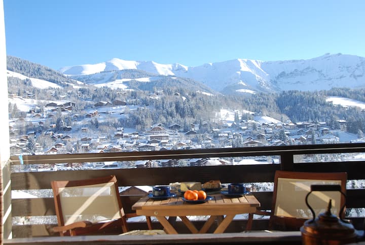Appartement-piscines Chauffées -Au Pied Des Pistes - Megève