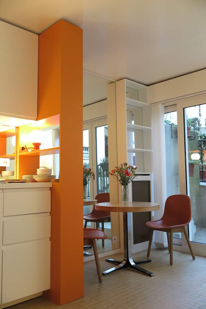 Studio Dans Le Centre Vert De Paris - Paris