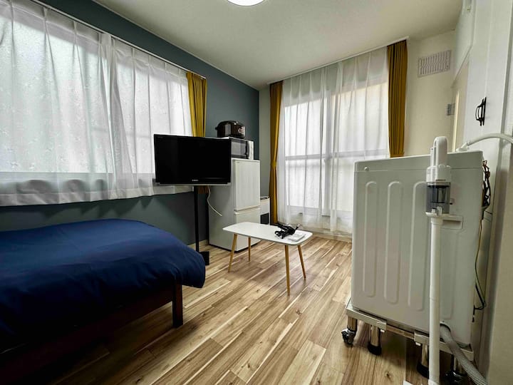 2-10地下鉄徒歩7分のレトロアパートメント 格安滞在可能 - 北広島市