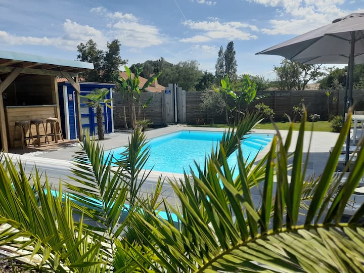 Maison Familiale Golf Bassin D'arcachon - Lanton