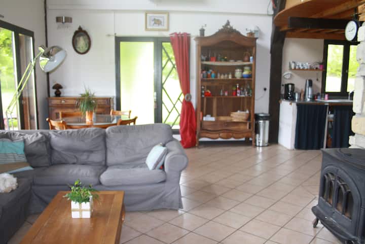 Chambre Dans Grande Maison Sur Grand Terrain - Bazas