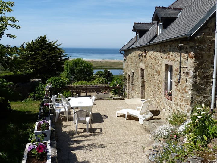 Vauville Vue Mer 4/6/8pers Famille Amis, Couple - Auderville