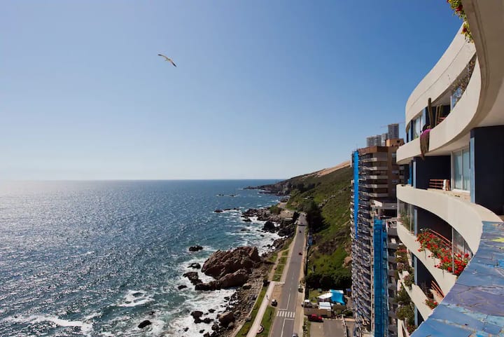 Dpto. Reñaca, Playa Cochoa - Viña del Mar