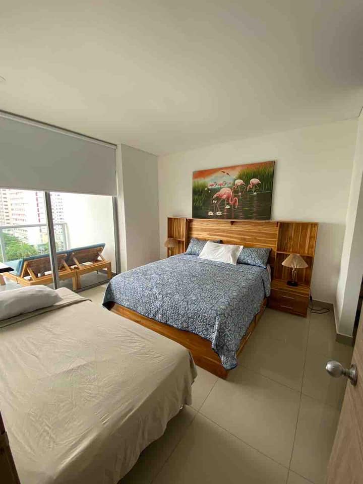 Excelente 1 Habitación Con Balcón Grande - Cartagena