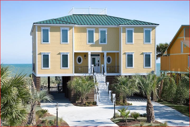 Oceanfront Myrtle Beach Home - Sleeps 26. 8br/8.5 - Myrtle Beach, SC