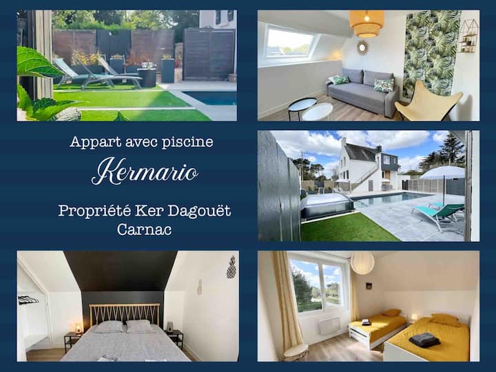 Kermario, Appartement Spacieux Avec Piscine - Carnac
