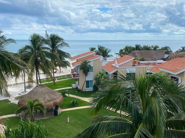 Playasol Beachfront Condo With Pool Best Location - Puerto Morelos