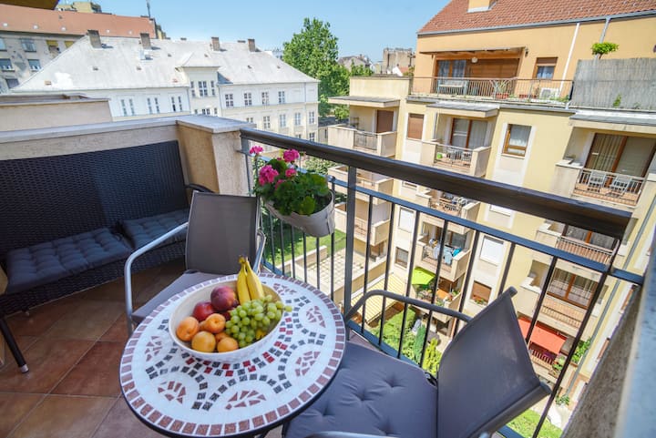 Tuscany Garden- Free Parking- Balcony- Elevator - Budapeszt