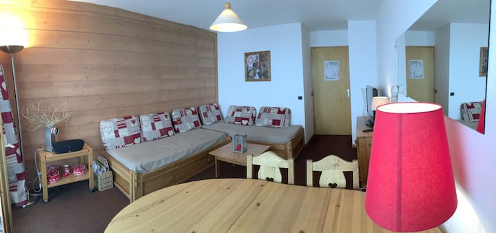 Meribel Mottaret Appt 6 Personnes Aux Pieds Des Pistes ,Exposition Plein Sud Avec Terrasse - Méribel