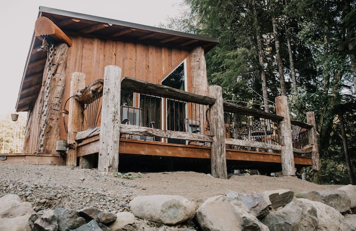 Logger Cabin - Upgrading Your Camping Experience - Forks, WA