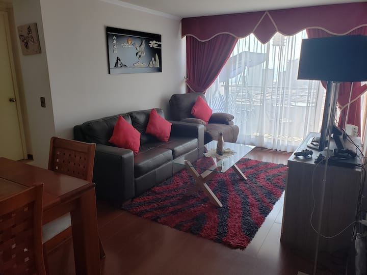 Comodo Departamento Vista Al Mar A Pasos De Playa - Iquique