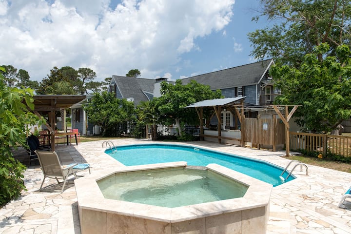 Wow! Pool+pizza Oven Near Beaches, Uncw & Downtown - 라이트빌 비치