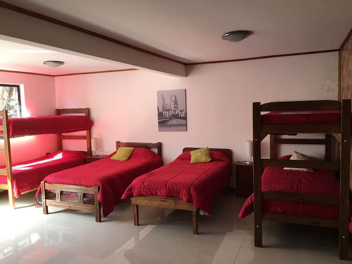 Habitación Para 9 Personas Con Baño Privado - Cauquenes