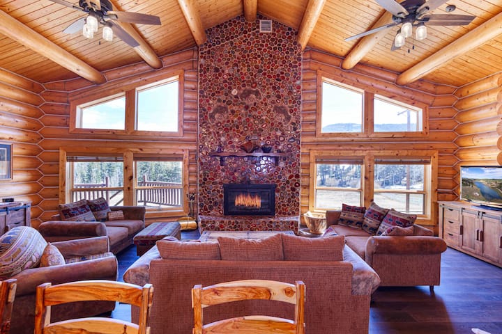 Cozy Log Cabin Retreat W/pikes Peak Views - Eleven Mile State Park, Lake George