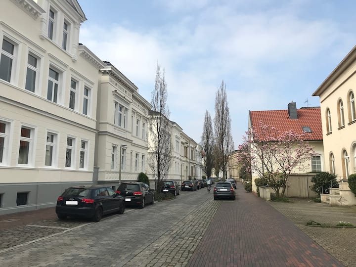 Große Wohnung 85qm / Jugendstilvilla Zentral+ruhig - Osnabrück