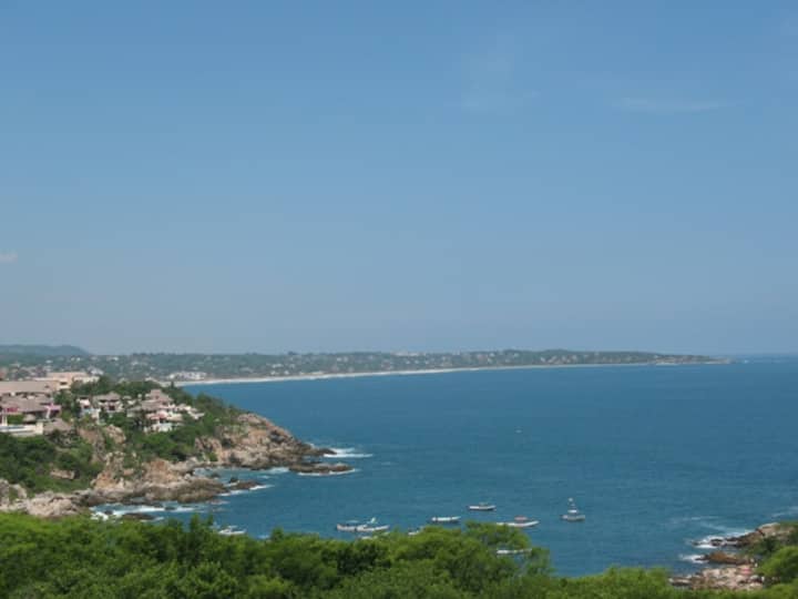 Top Flr-ocean View-1 Bdrm-a/c-pool,wshr/dryer-13b - Puerto Escondido