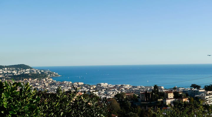2 P - 45 M2 - Vue Mer - Terrasse - Parking Privé - - Nizza
