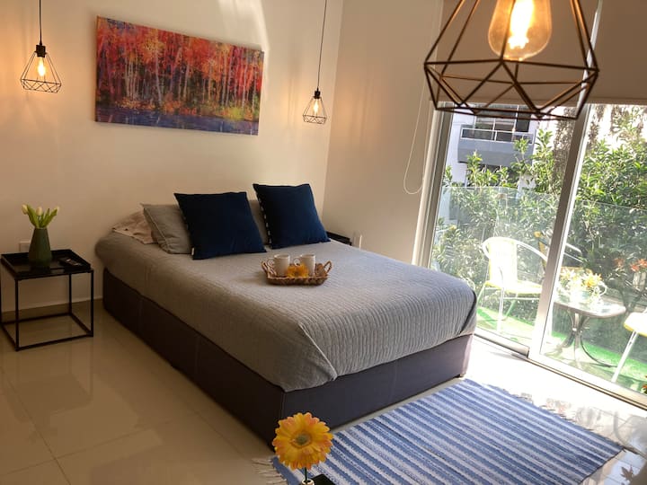 Alure Condesa/luxury/balcony/smart Tv 55/100megas/ - Mexico City