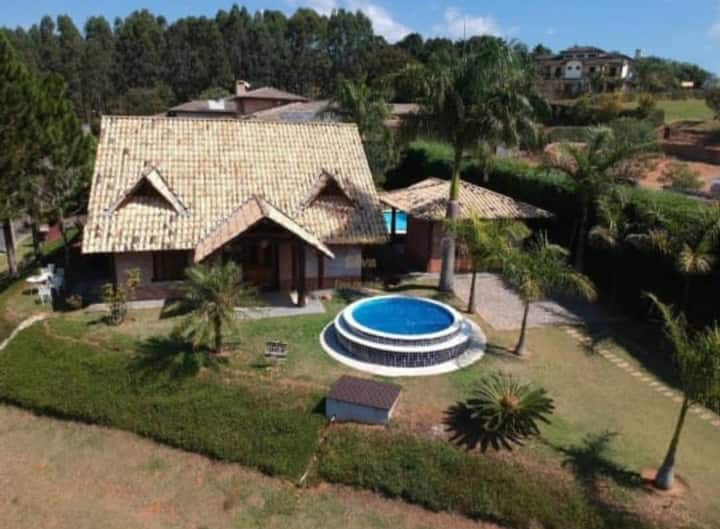 Casa Campo Pé Na áGua Em Condomínio Na Represa - Bragança Paulista