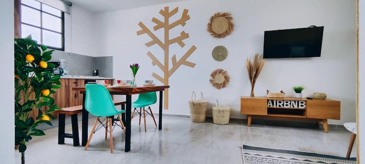 Depa 2 Recámaras A/c Y Equipado, 7 Km Del Centro - Mérida