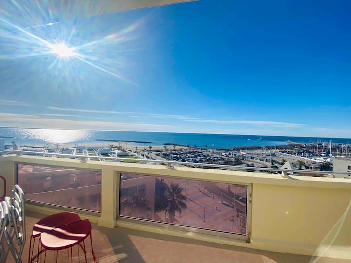 Magnifique T2 Vue Mer Clim Wifi - La Grande-Motte