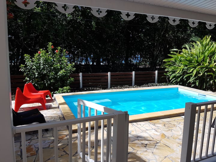 Villa Rubis Face à La Plage - Martinique