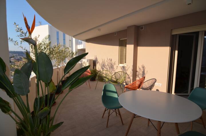New Penthouse Apartment Only 150m From Beach! - Grottammare
