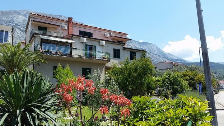 Apartments Srzic, With Balcony, Near Centre, 2+2 - Makarska