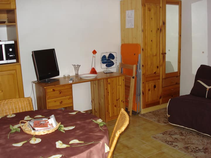 Studio Clémentine Sur Patio Et Jardin 1 éToile - Antibes