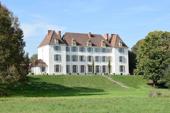 Magnifique Château Avec Hébergements Pour 35 Pers - Roanne