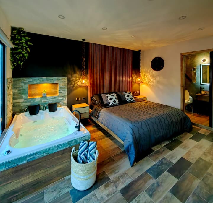 Habitación Deluxe 1 Con Jacuzzi A 20 Mt Del Parque - Salento