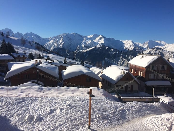 Super Studio Plein Sud  Skis Aux Pieds Avec Garage - Les Deux Alpes