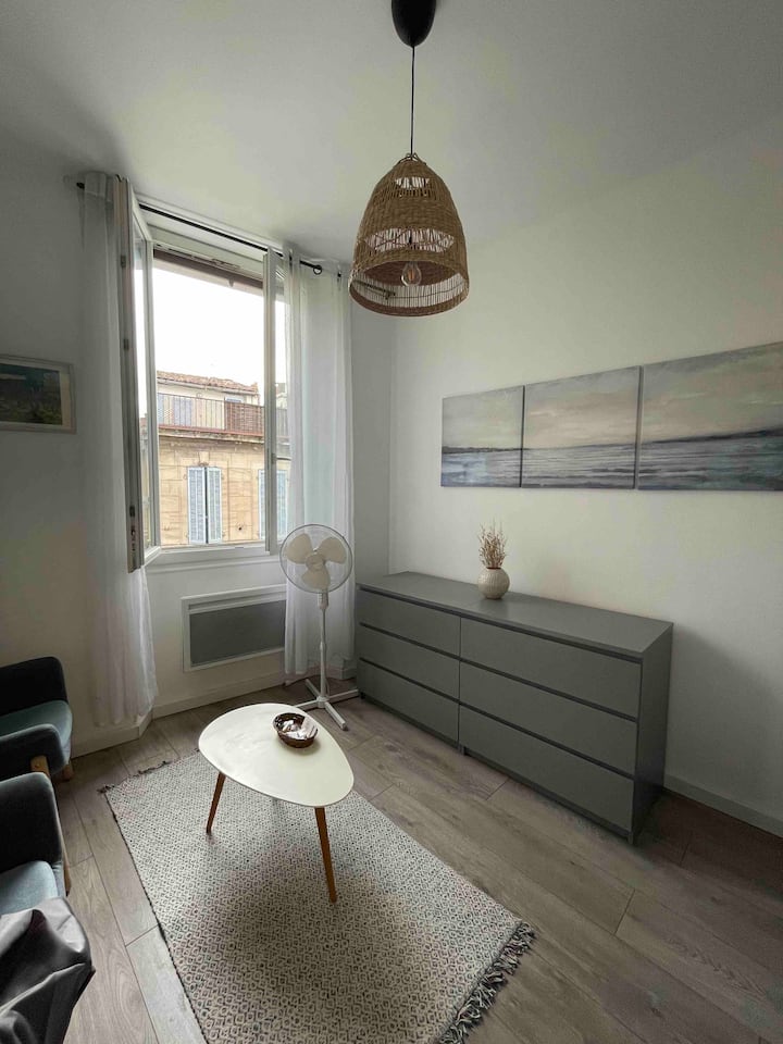 Studio Cosy Proche Friche Palais Longchamp - Marsiglia