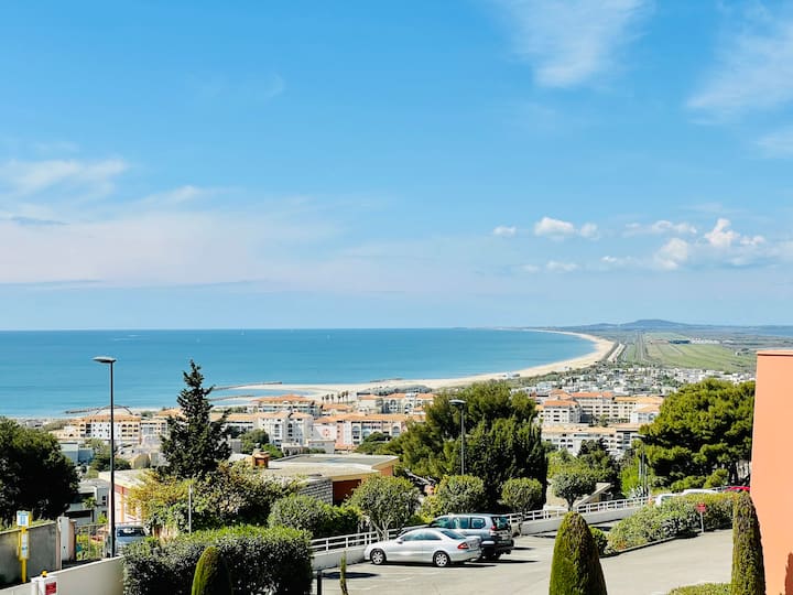 Vue Mer  Beau 3 Pièces Dans Résidence De Standing - Sète