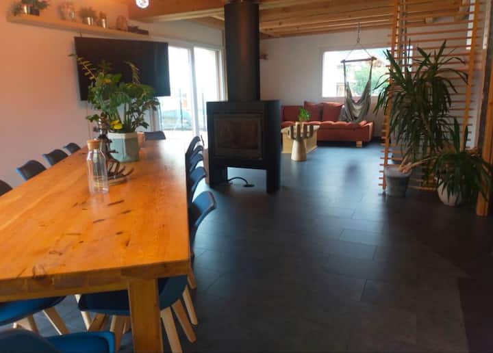 Chalet Moderne 12 Personnes Avec Superbe Terrasse - Maison de