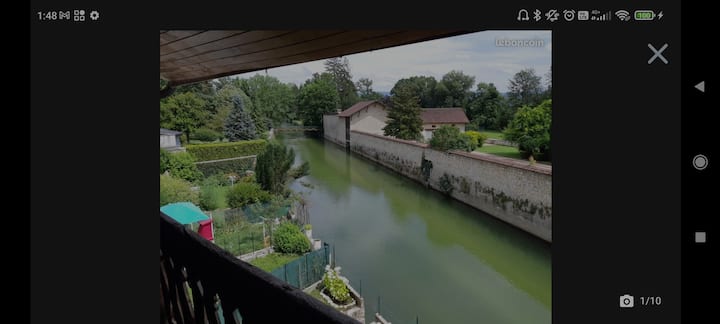 Agréable Maison Avec Jardin Au Bord De L'eau - Pont-d'Ain