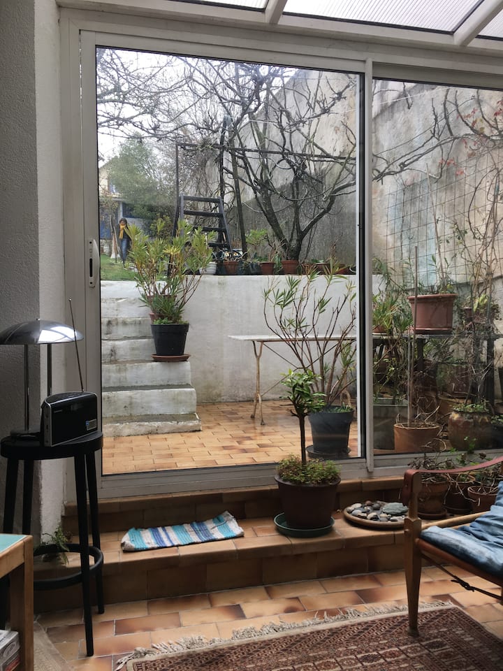 Jolie Chambre Ancienne 2 Lits. - Arpajon