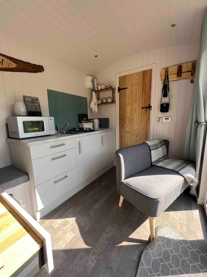 Secluded Woodland Shepherd Hut Retreat - Pembrokeshire