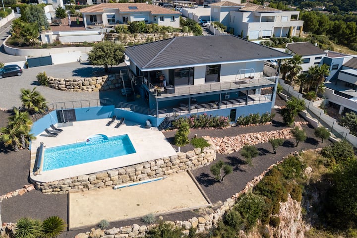 Villa De Luxe Vue Mer Fabuleuse Grande Piscine - Mèze