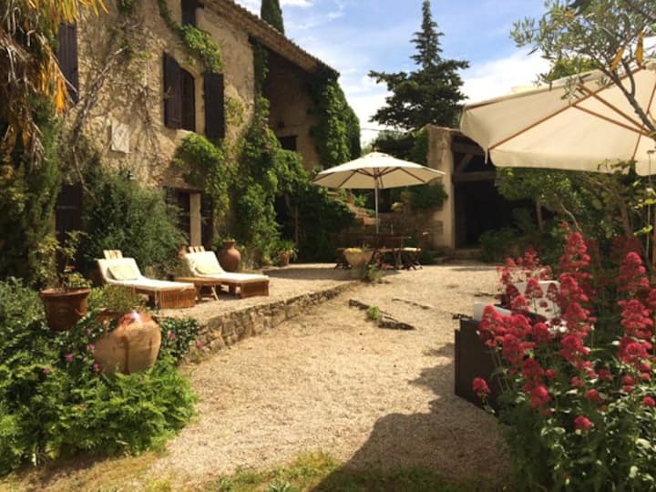 Country House 1833 Mas Sleep 6 Nr Goudargues, Uzes - La Roque-sur-Cèze