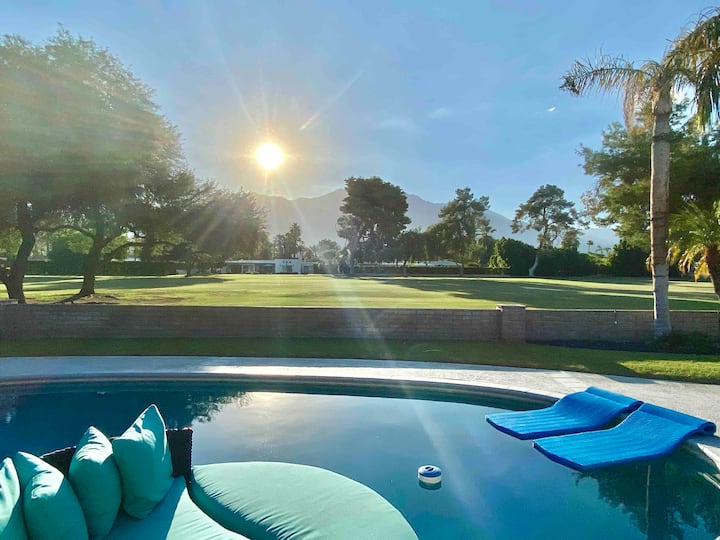 Idyllic Panoramic Mountain & Fairway Views - Palm Springs, CA
