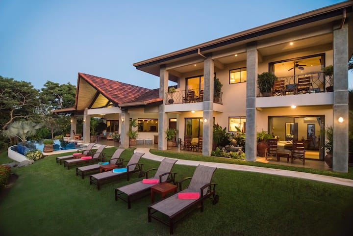 Villa Costa Mar Ocean View Guard Gated Community - Playa Hermosa