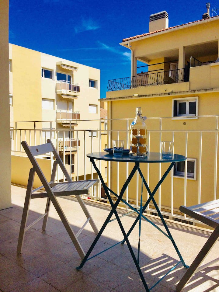 Studio Climatisé Avec Balcon Parking Et Mer à 300m - Toulon