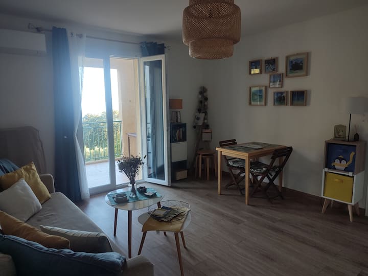 Appart Charmant Vue Mer, Au Calme - Ajaccio