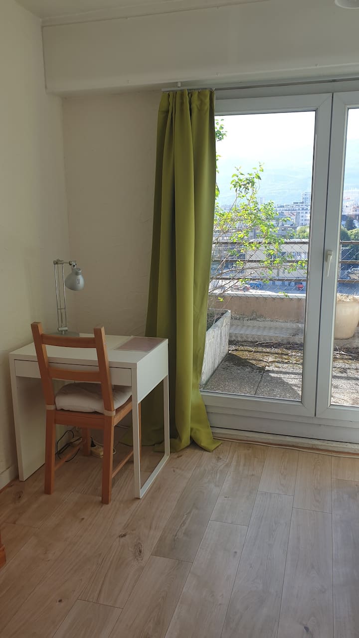 Chambre Cosy Avec Vue - Grenoble