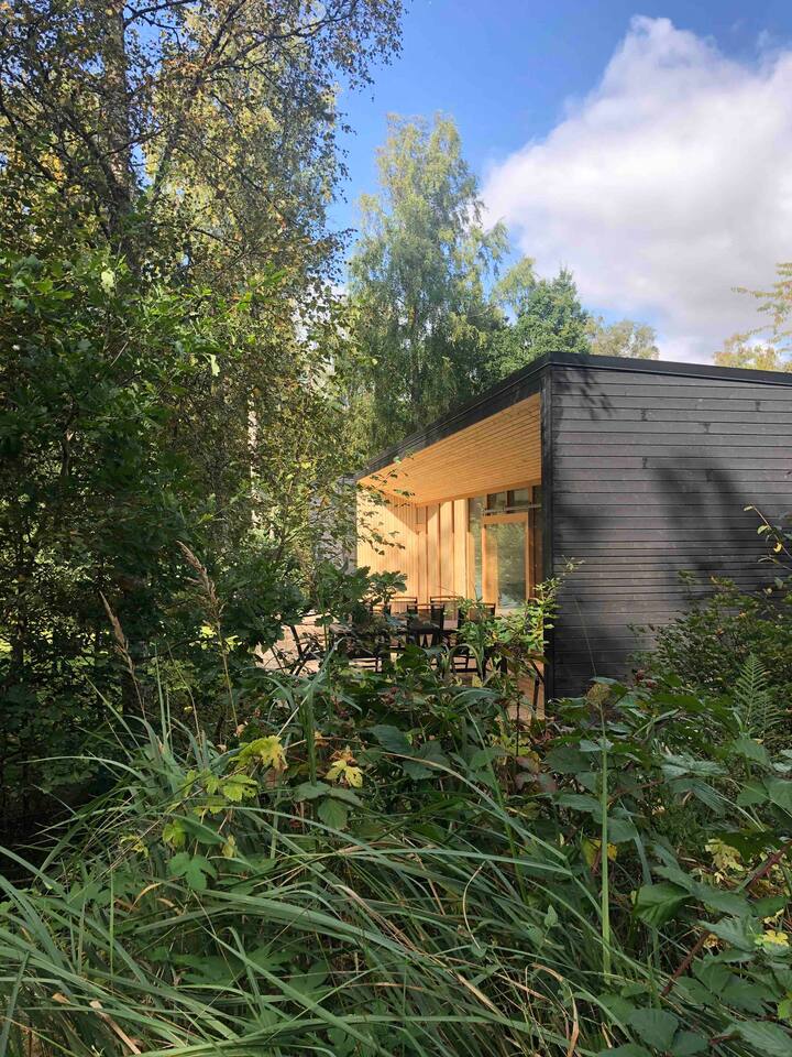 Modern Cabin Close To Beach, Forest And Stream - Falkenberg