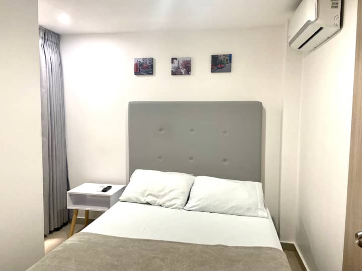 Habitación 2, Wifi, Aa, Baño, Sin Fees De Airbnb - Barranquilla