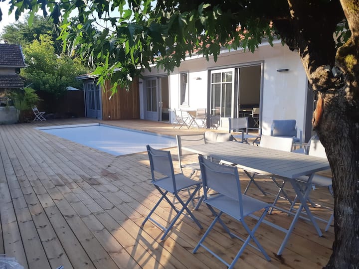 Maison Abatilles 9 P. Proximité Plage Et Commerces - 아흑꺄숑