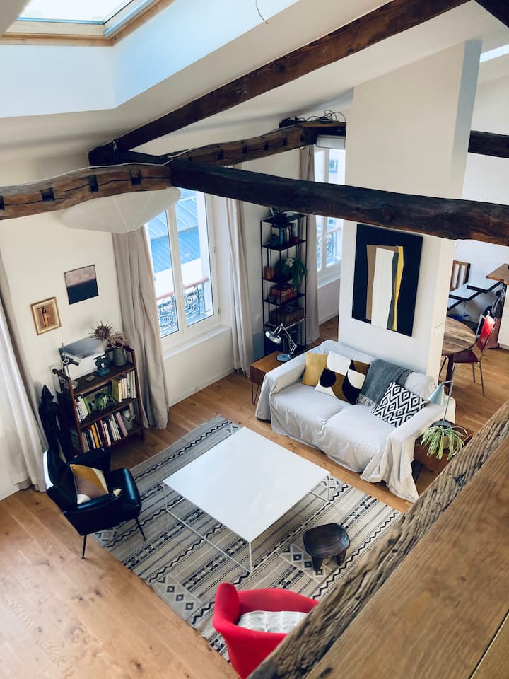 Loft D'architecte Ensoleillé Et Calme - Paris